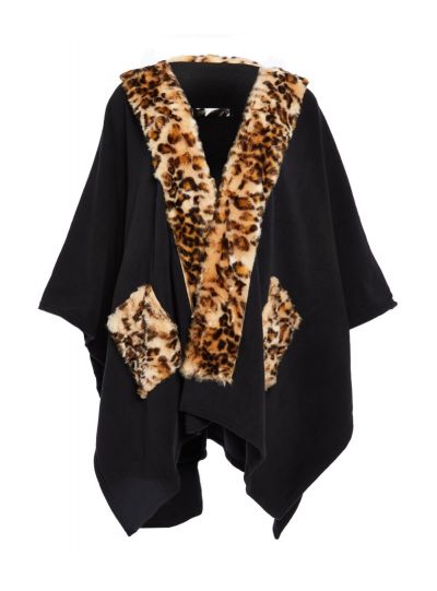 sheena leopard cape